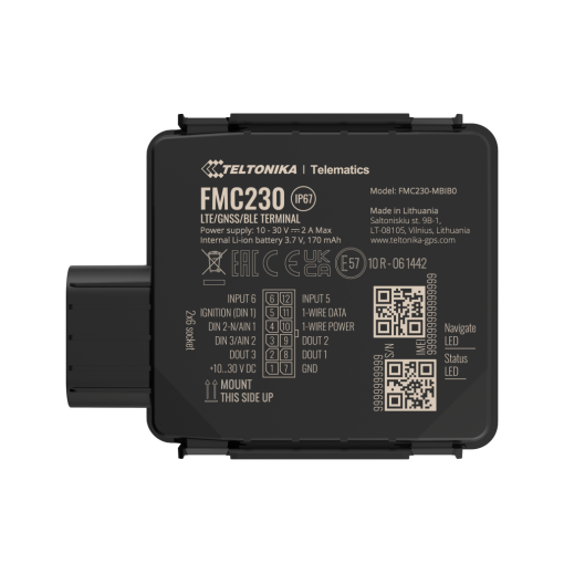 Teltonika FMC130 GPS Tracker - Advanced 4G LTE Cat 1 tracker with ...